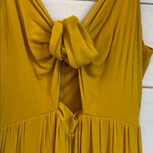 Leith | Dresses | Leith Gold Midi Sundress Dress M | Poshmark